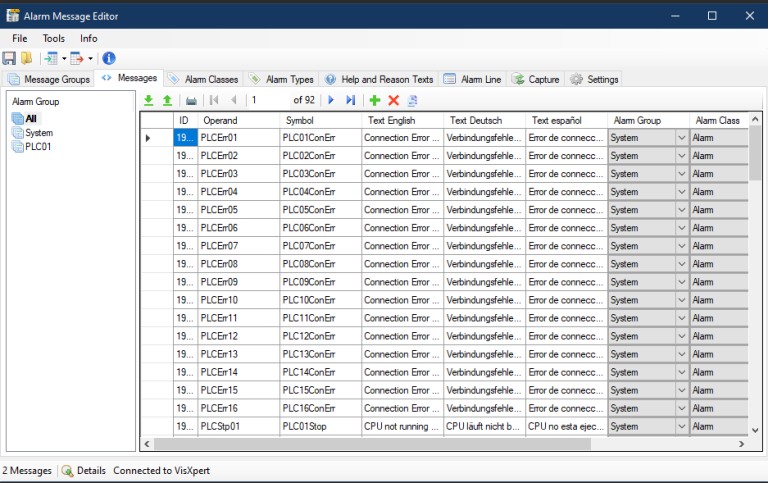 Configuración de Mensajes – MLogics Documentation